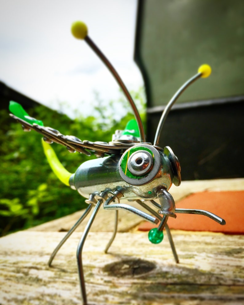 Recycled Bug Insect Mini Scrap Metal Creature Tiny | Etsy