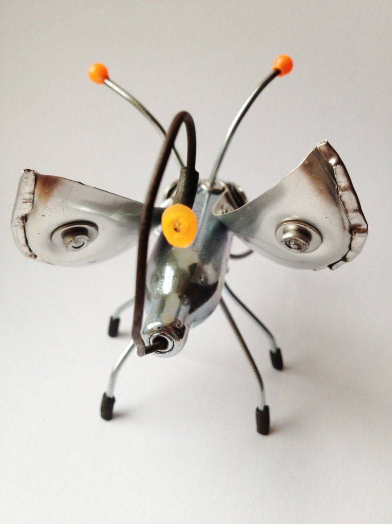 Scrap Metal Bug Creature Mixed Media Art Recycled | Etsy
