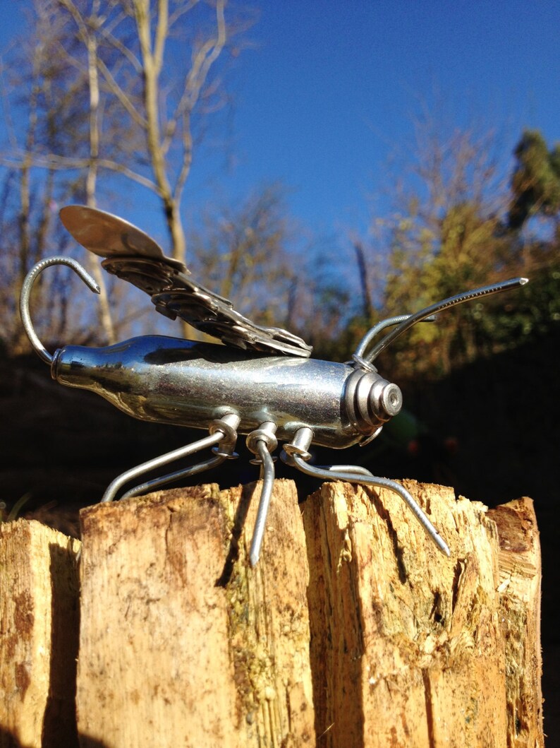 Mini Scrap Metal Bug or 'nozbug' Recycled Metals and - Etsy UK