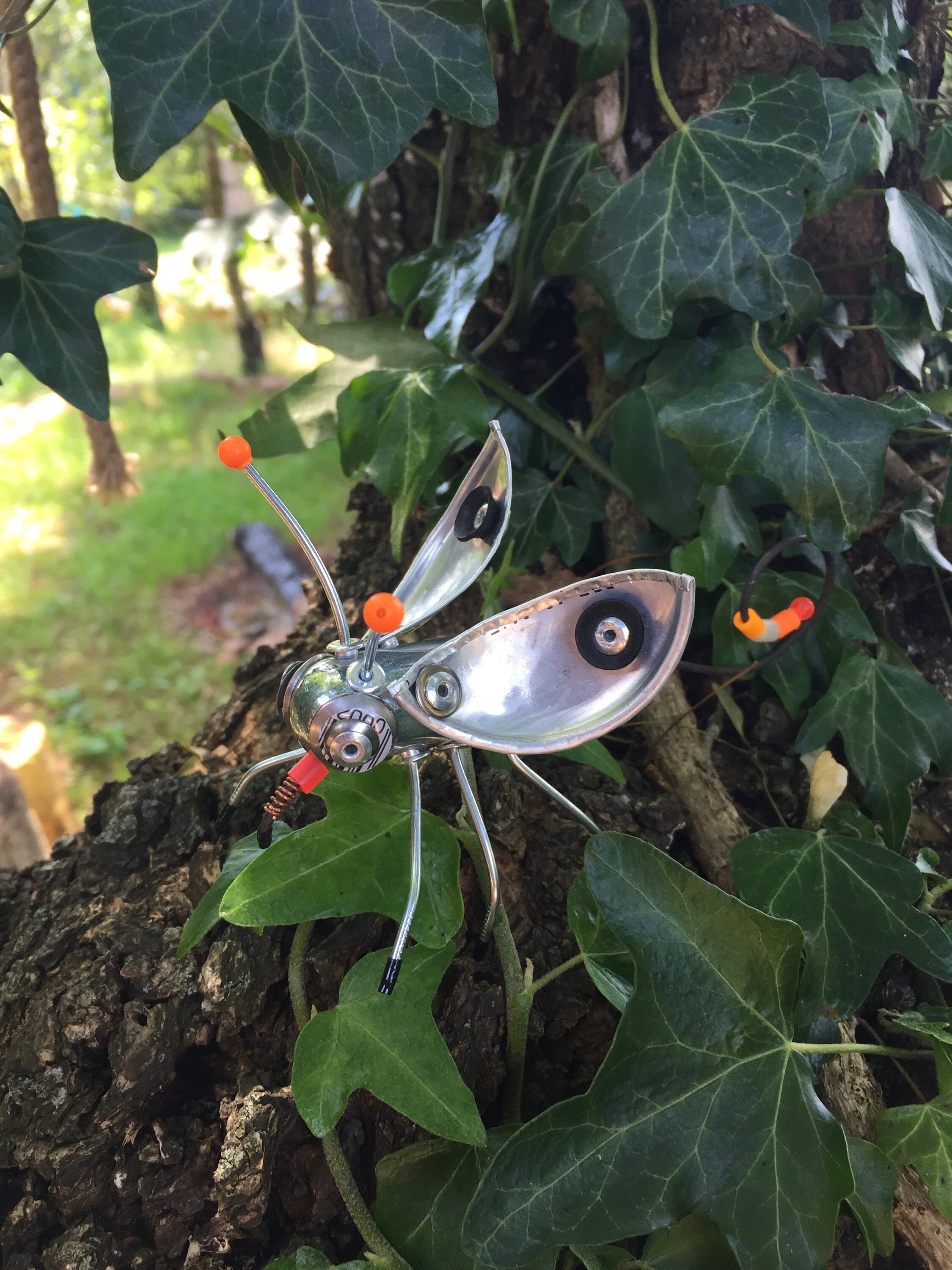 Scrap Metal Bug Creature Mixed Media Art Recycled | Etsy