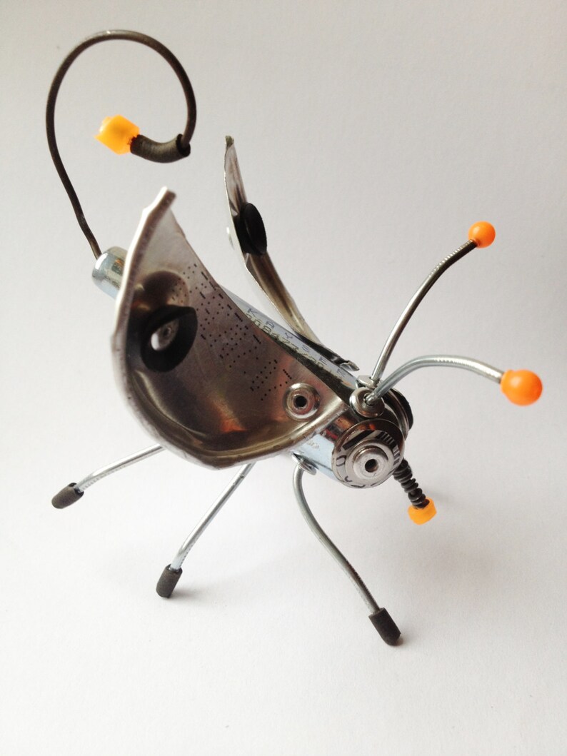 Scrap Metal Bug Creature Mixed Media Art Recycled | Etsy