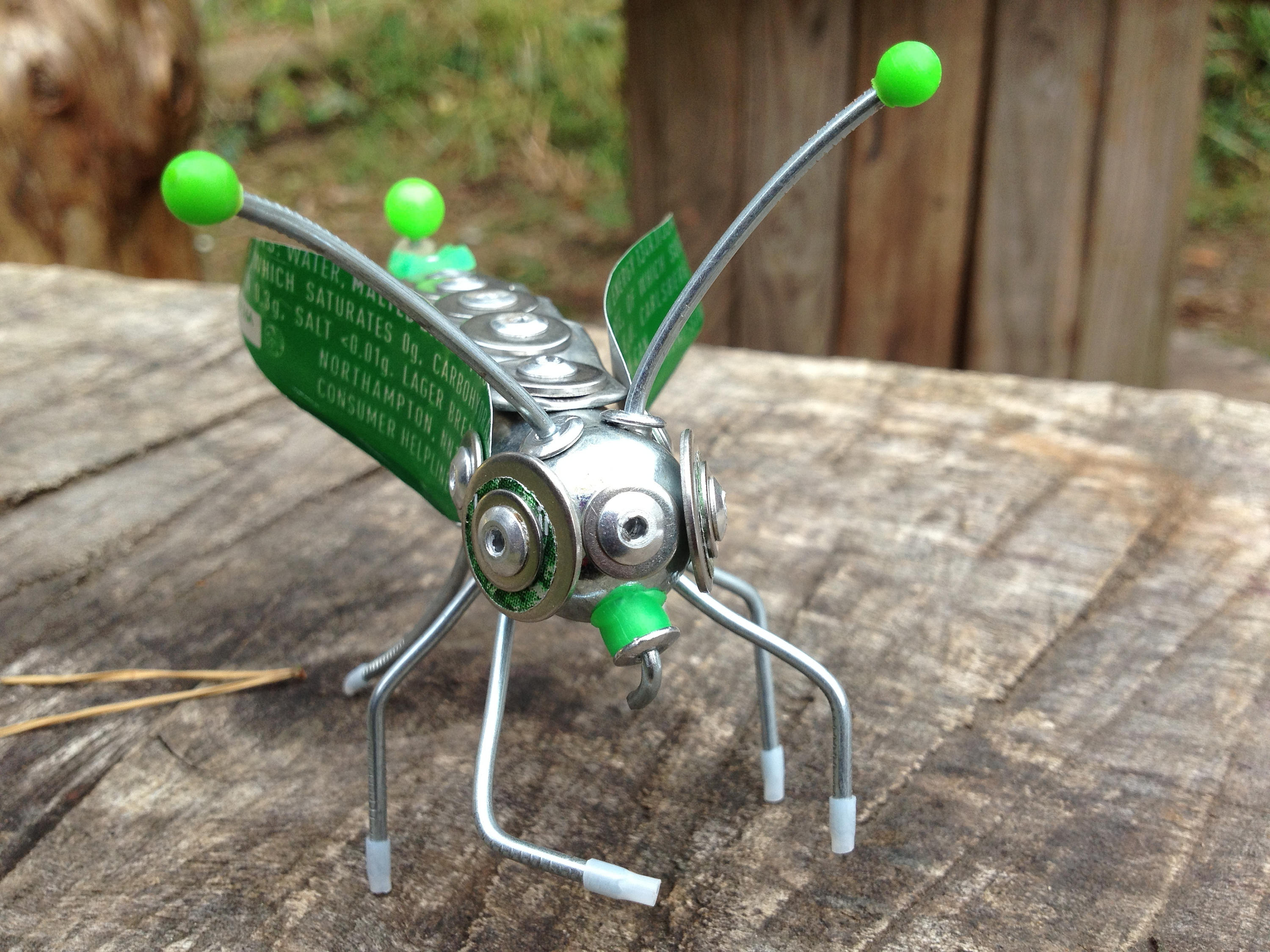 Green Metal Bug Third Eye Bug Mini Macro Metal Bug With - Etsy UK