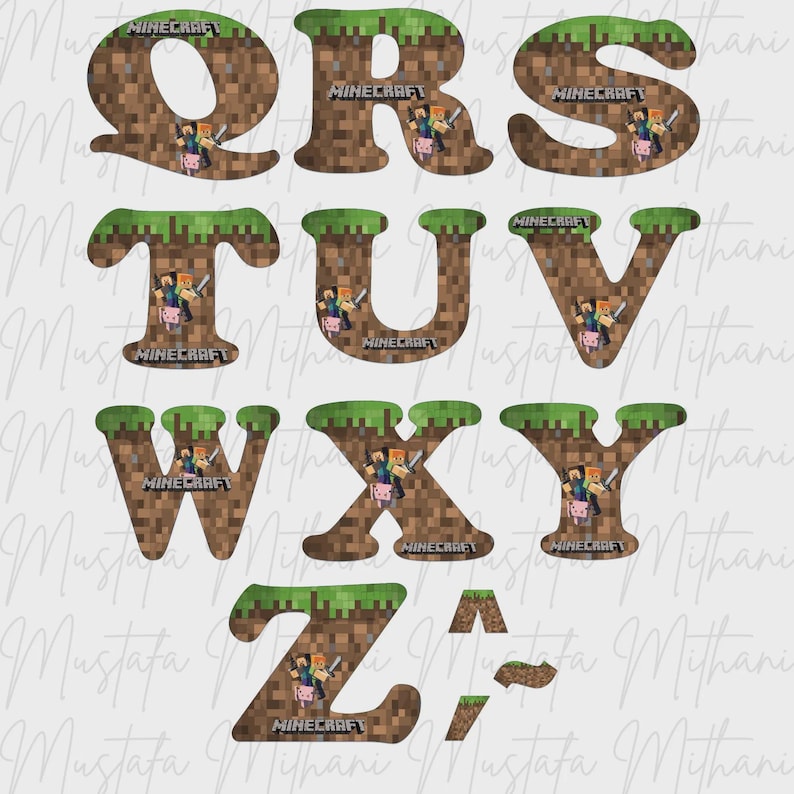 Minecraft 100+ SVG DFX Digital Bundle, Silhouette Cameo, Cricut and ...