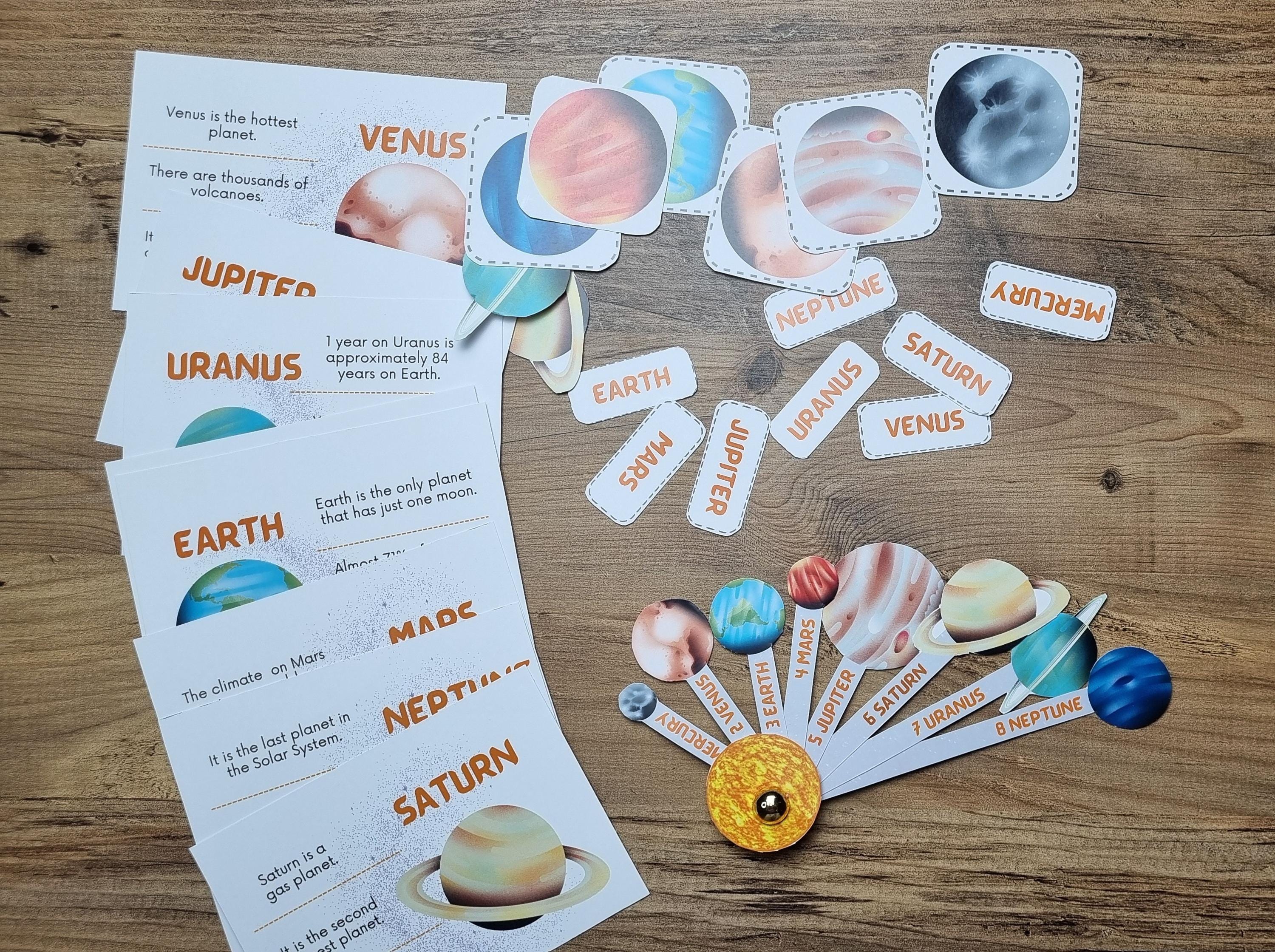 Sustainable Solar System Activity Set Planets Bookmarks Cut and Paste ...