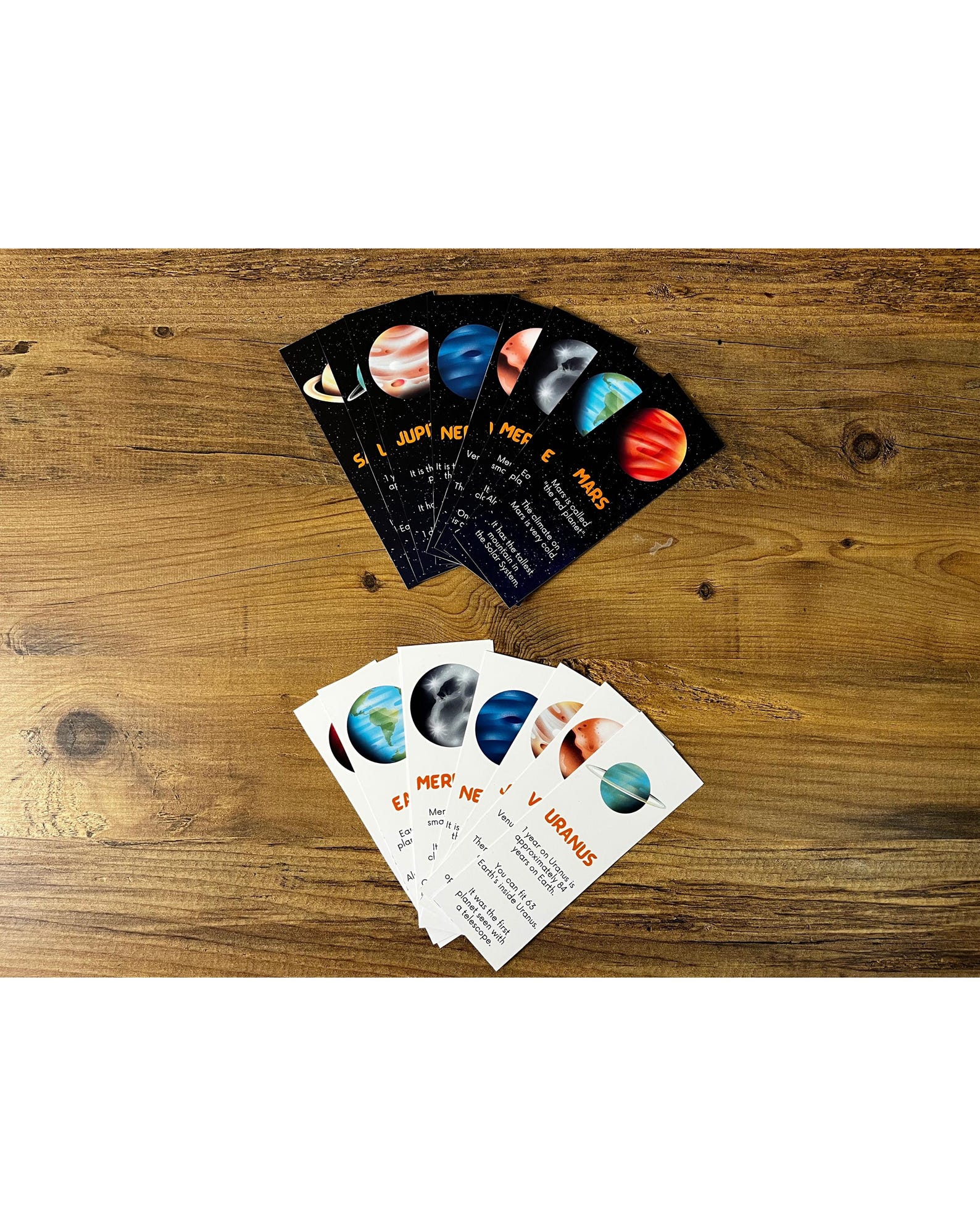 Sustainable Solar System Activity Set Planets Bookmarks Cut and Paste ...