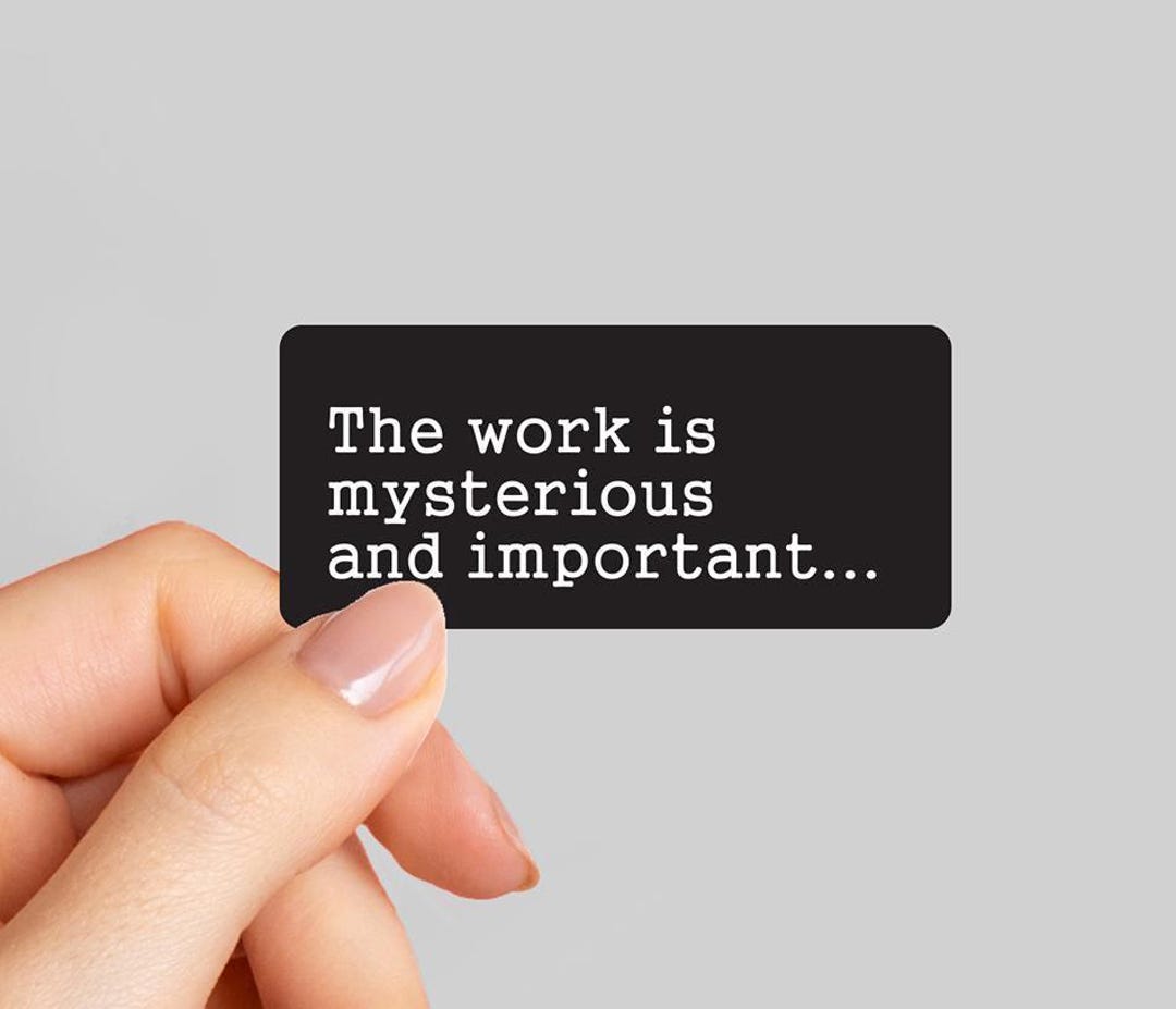 The Work is Mysterious and Important Stickers, Severance Sticker ...