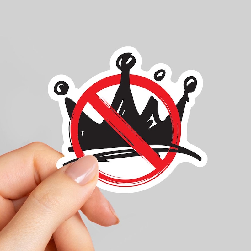 No Kings Bumper Sticker - Etsy