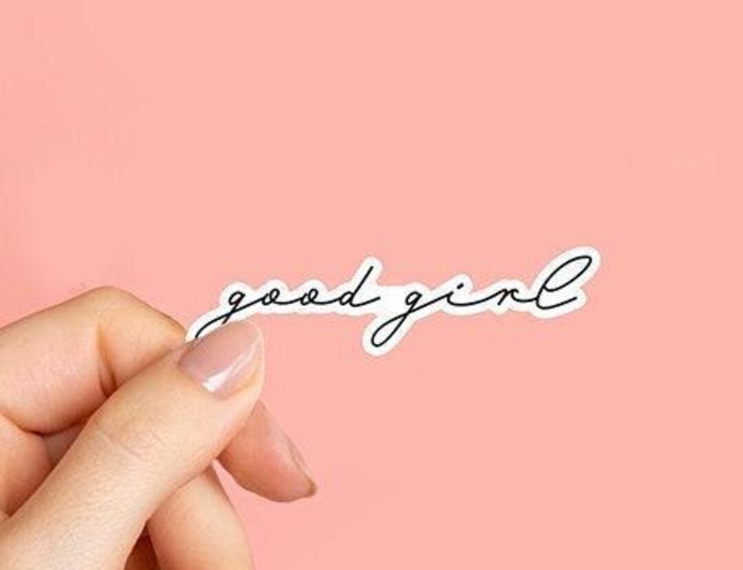 Good Girl Sticker, Stickers for Tablet, Book Lover Sticker, Reading ...