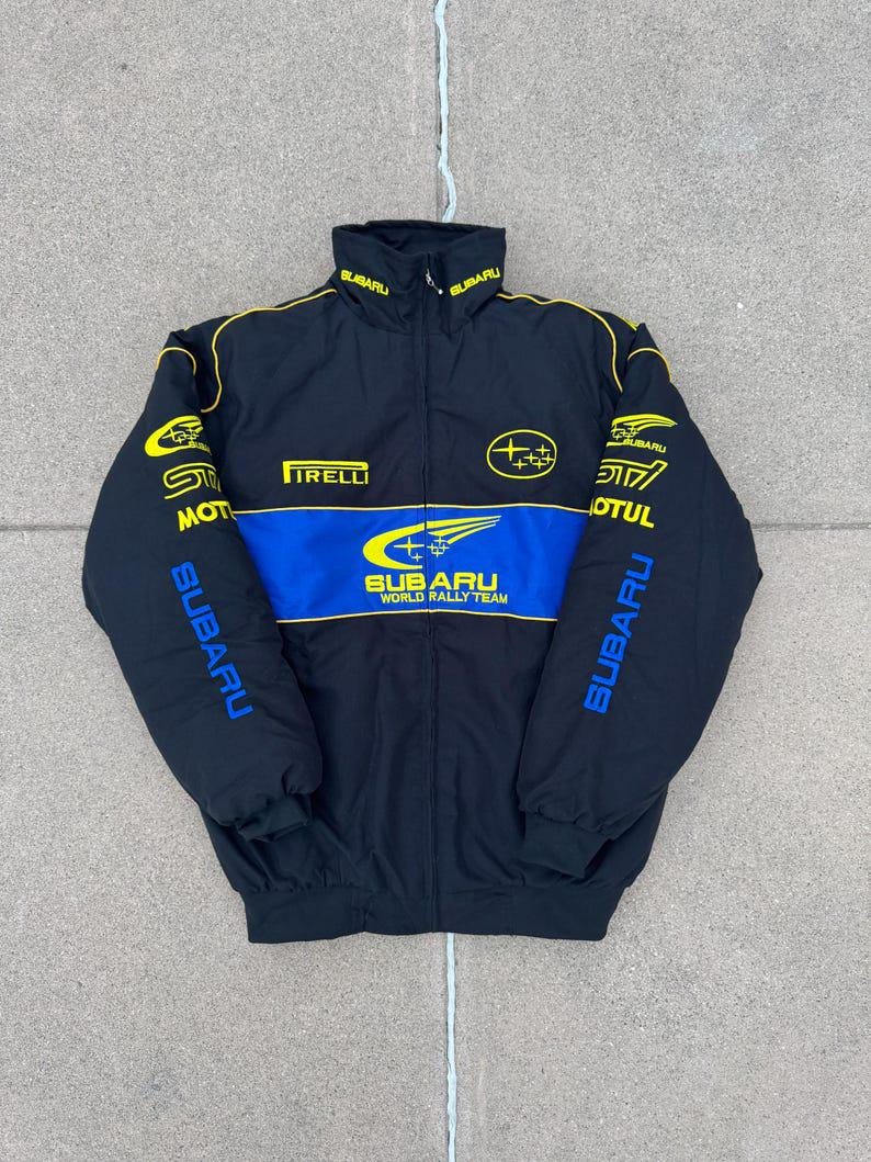 Adult Subaru Jacket Sublimation Printing & Embroidered Cotton Padded F ...