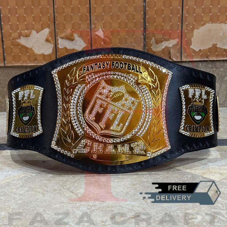 Fantasy Football Spinner Championship Belt | Custom Winners Title Belt ...