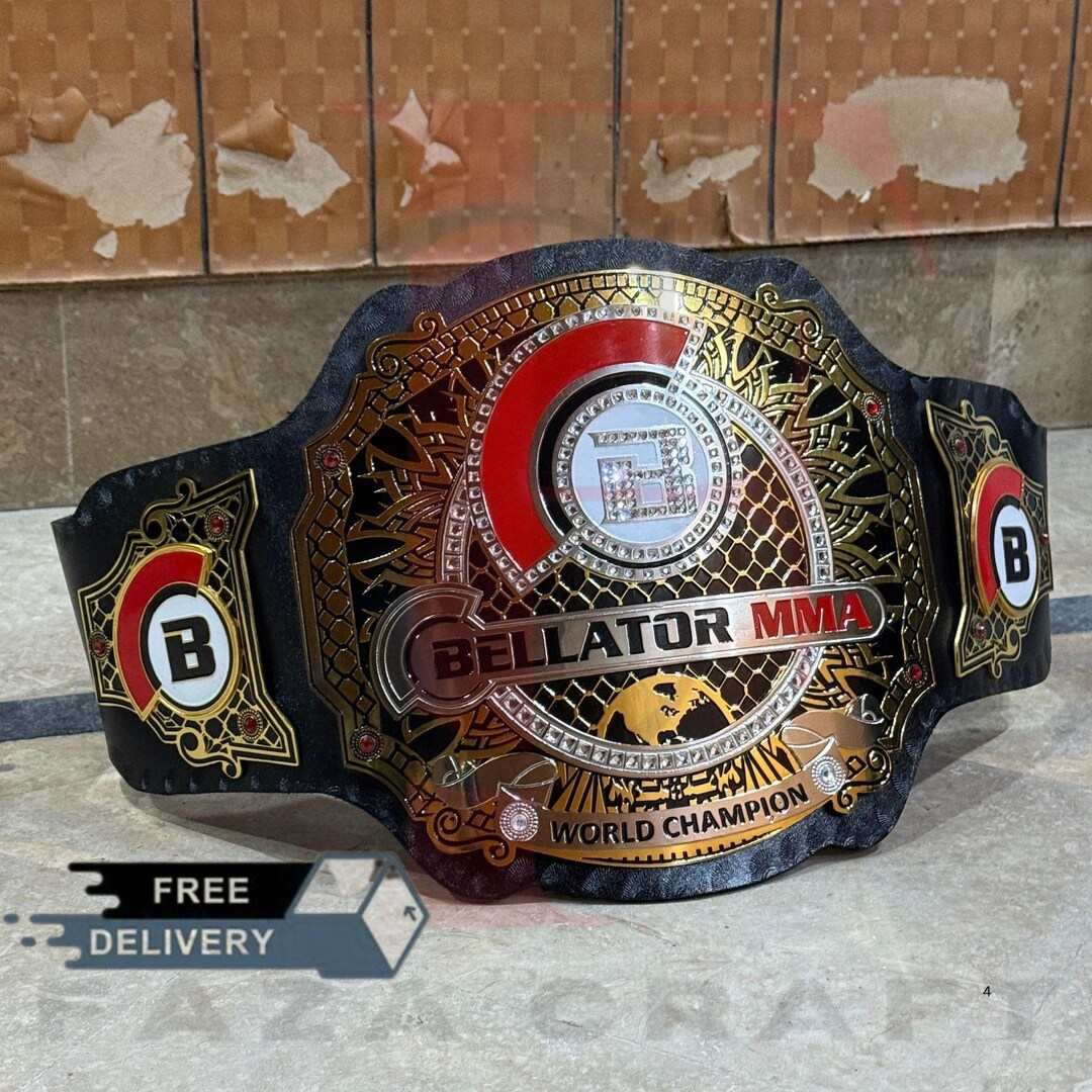 New Bellator MMA Belt Replica, Elite MMA Title Belts, Mixed Martial ...