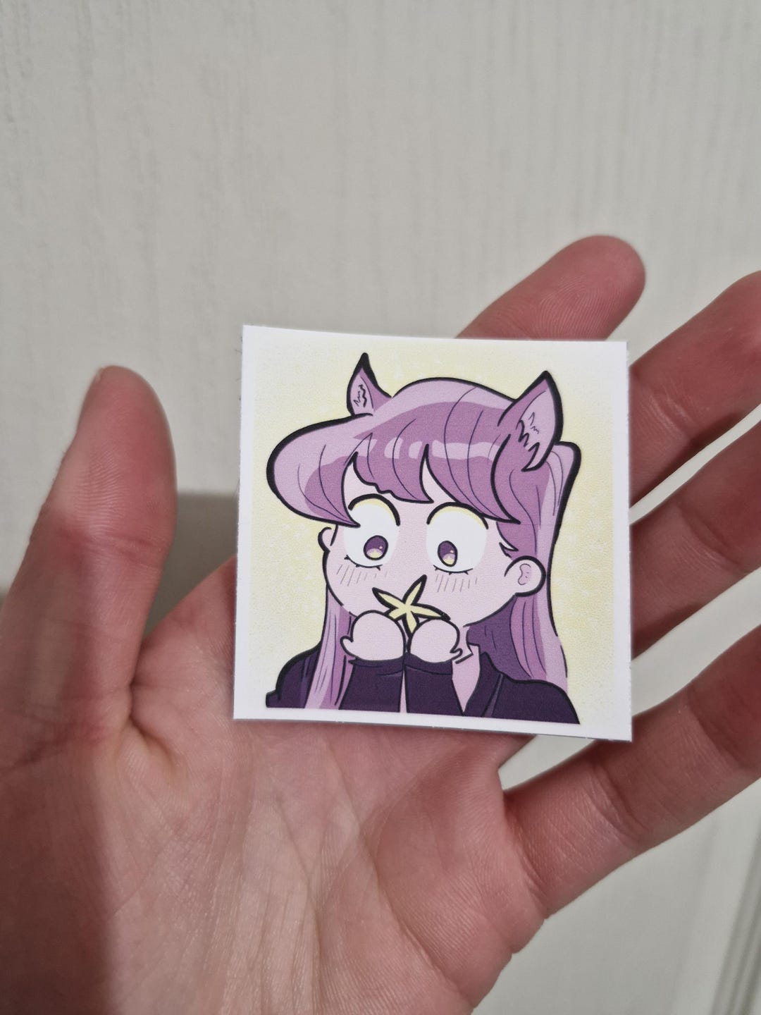 Anime Girl Komi Sticker | Anime Girl Manga Fan Art Sticker | Komi Cute ...