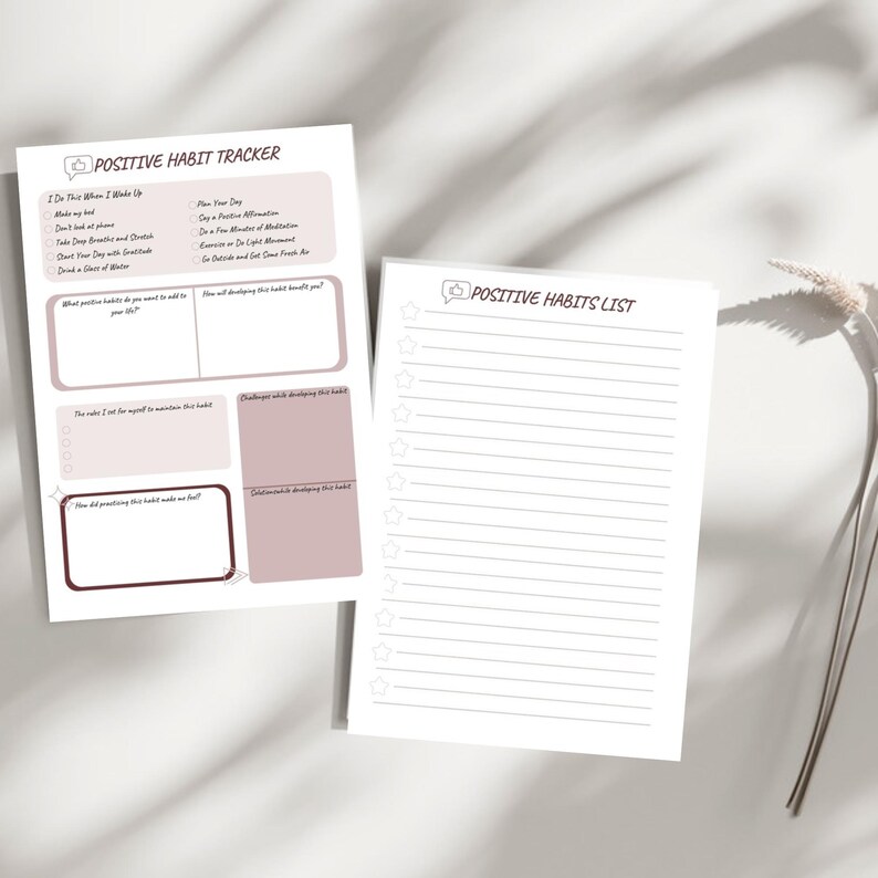 Wellness Planner Printable Self Care Journal for Mental Health Tracker ...