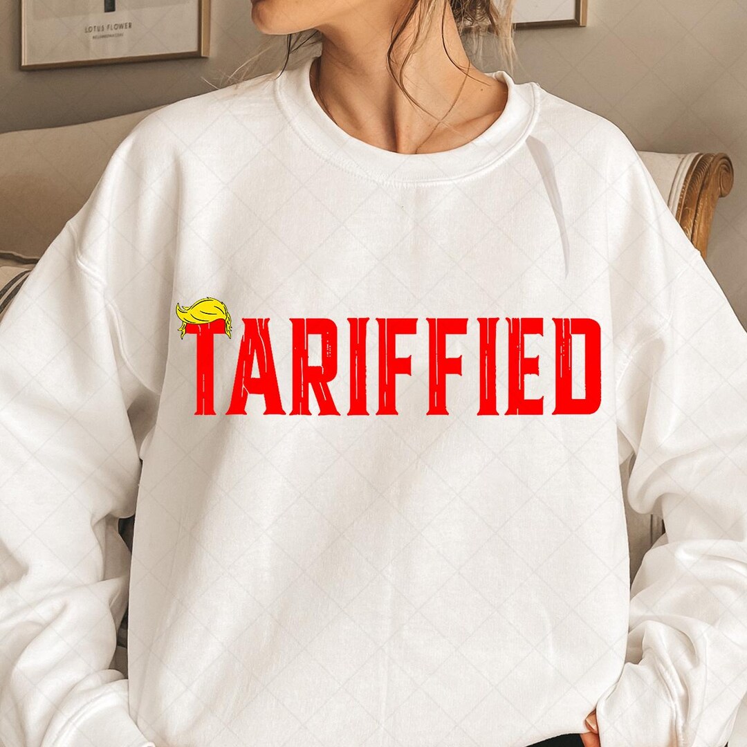 Tariffied Tariff-ied PNG SVG, Funny Political Red Text Design, File ...