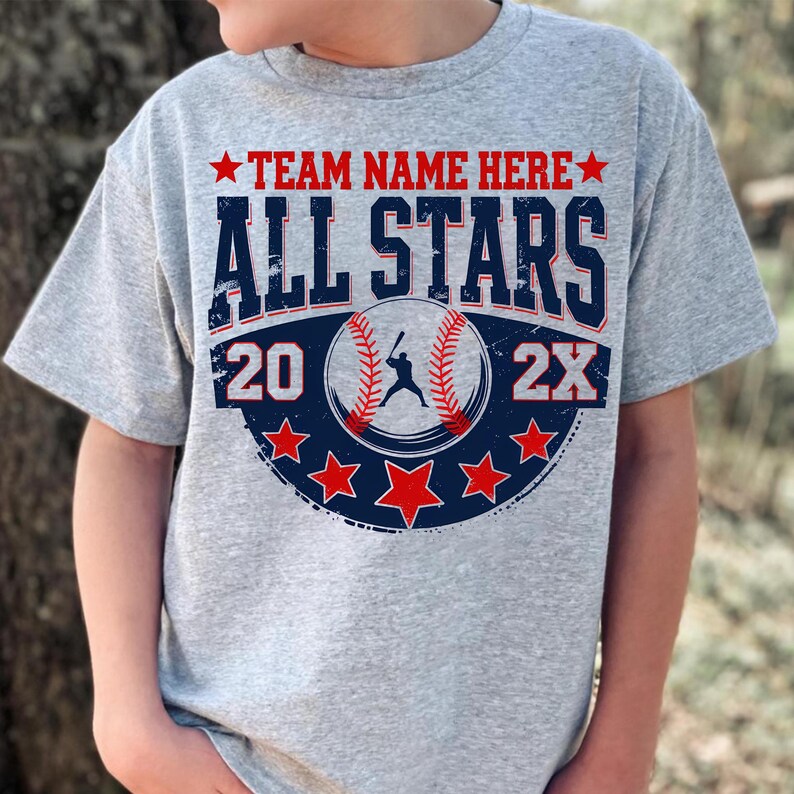 Custom All Stars Baseball PNG, Softball Baseball Png, Template Png ...