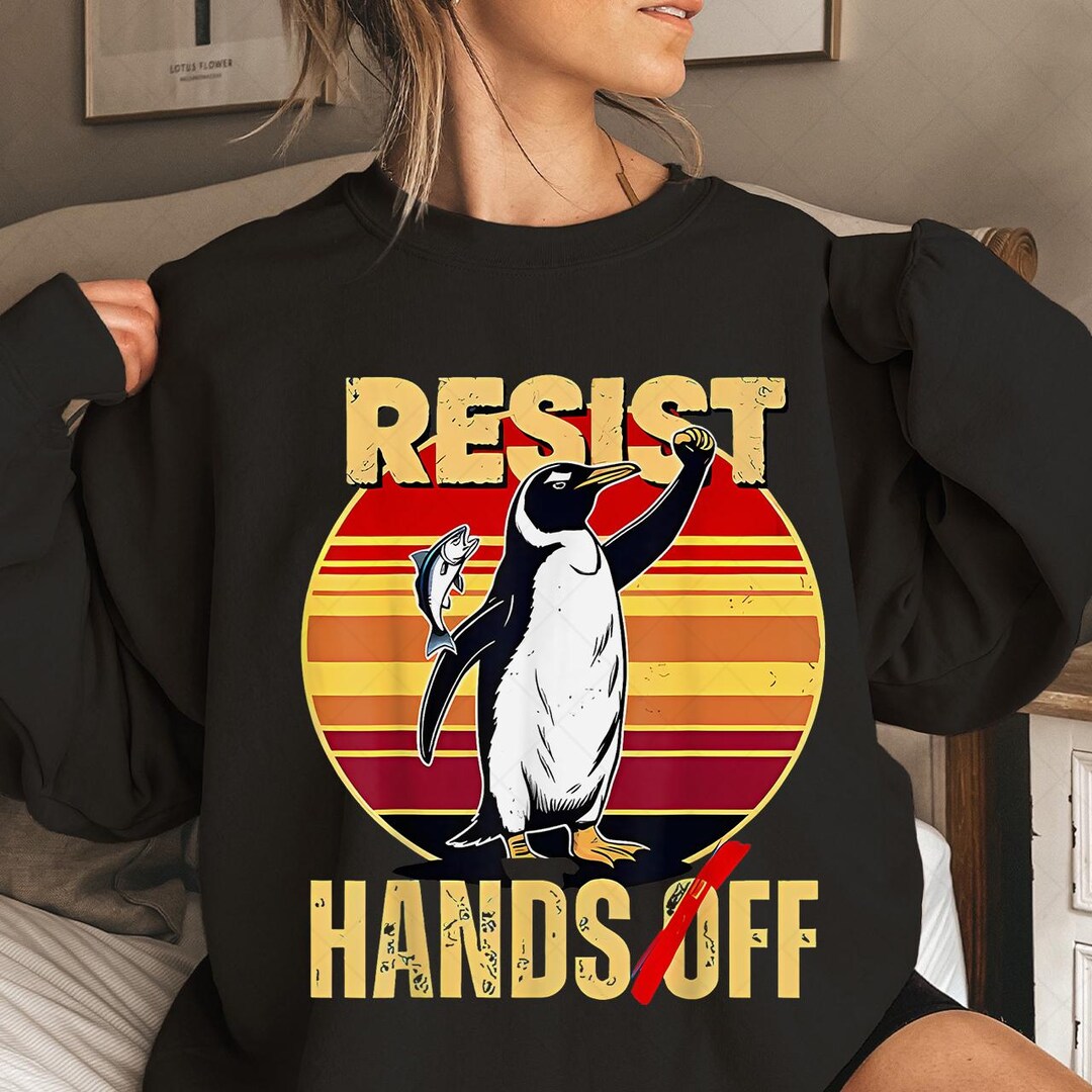 Resist Penguin PNG, Protest Penguin PNG, Resist Activism Graphic Design ...