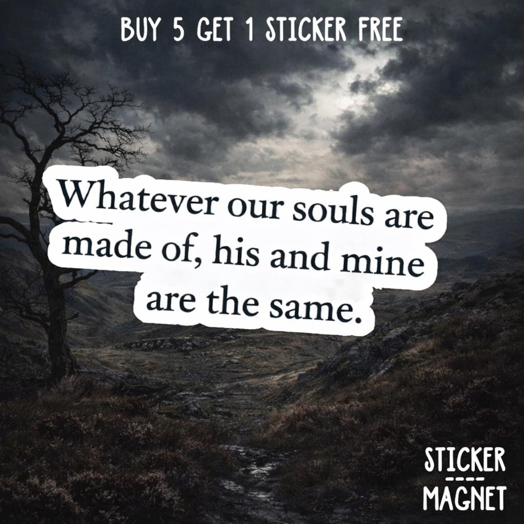 Wuthering Heights Stickers, Emily Brontë, Classic Literature Stickers ...