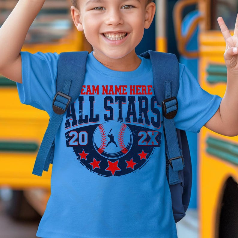 Custom All Stars Baseball PNG, Softball Baseball Png, Template Png ...