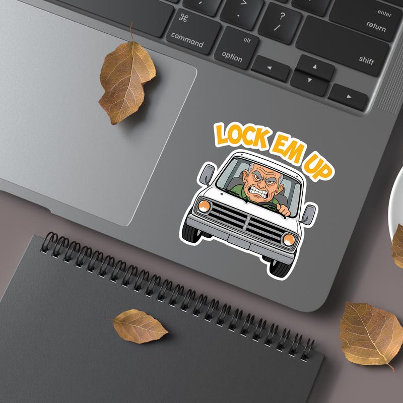 Lock Em up Sticker - Etsy