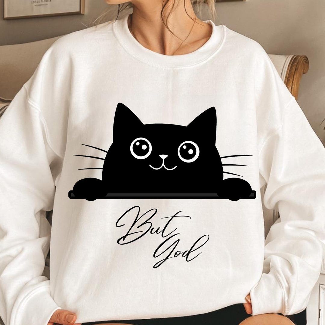 Black Cat but God Png, God Say I Am, Bible Cat Png, Jesus Bible Png ...