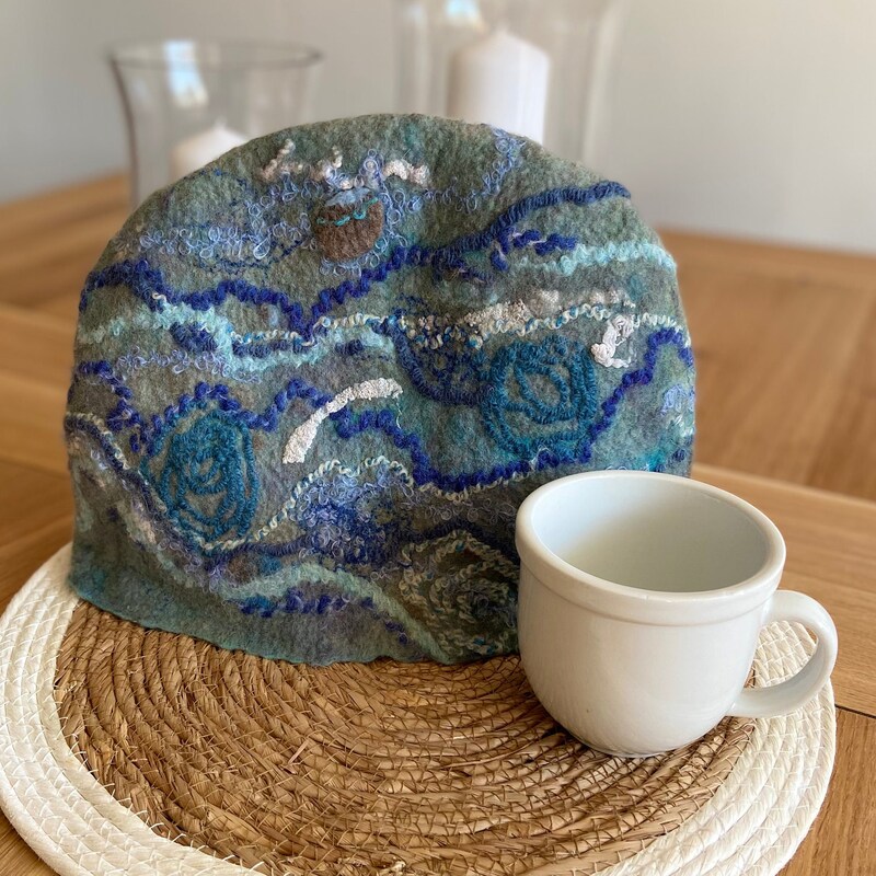 Felted Wool Tea Cozy - Etsy