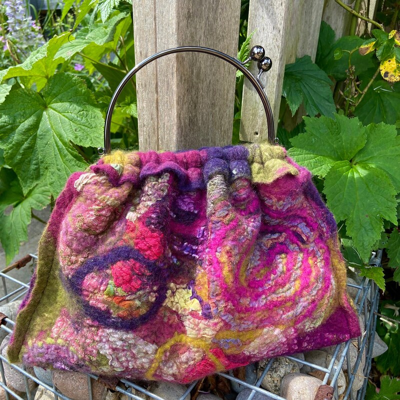 Felted Purse - Etsy