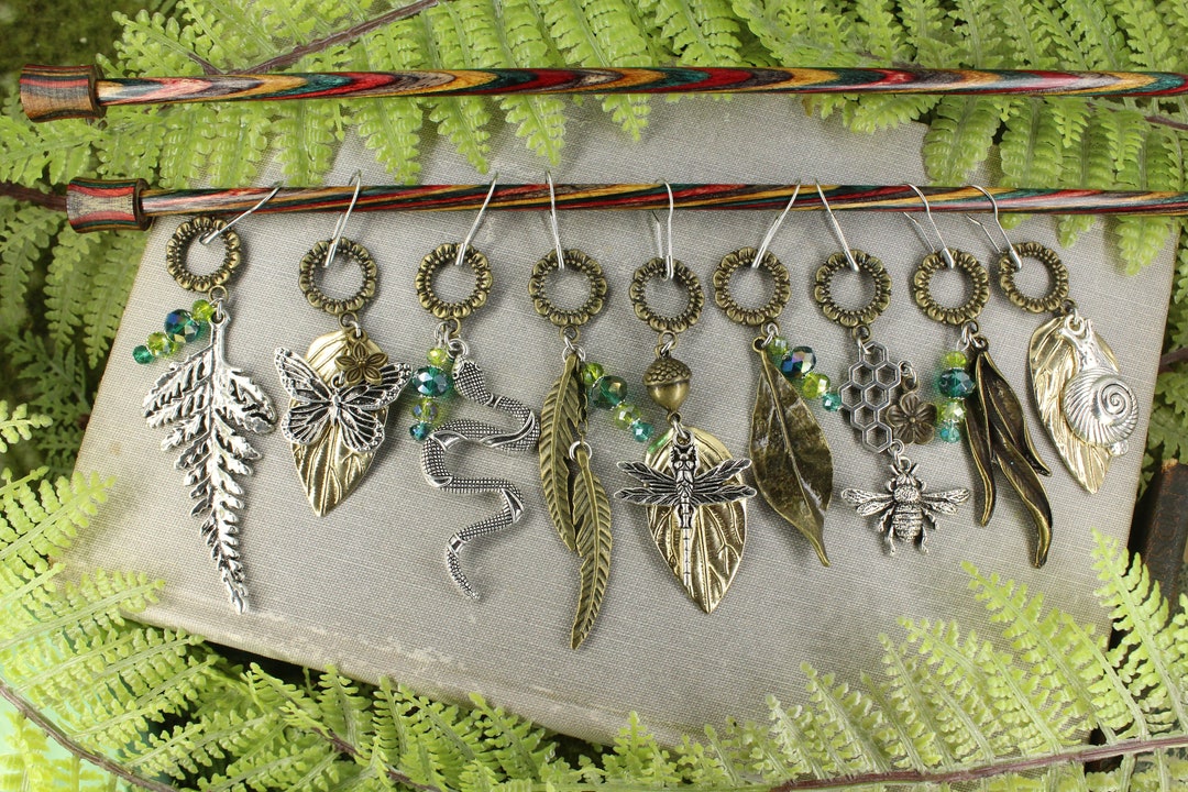 Forest Fern Dragonfly Snail Leaf Bee Forager Nature LARGE - Etsy