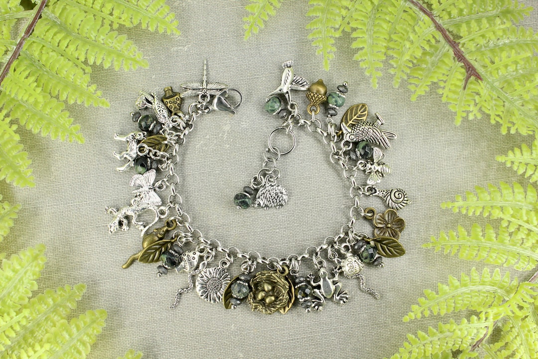 Forestcore Leafy Forest Green Goddess Mushroom Nature Snake Frog Birds Bird Nest Raven Acorn ...