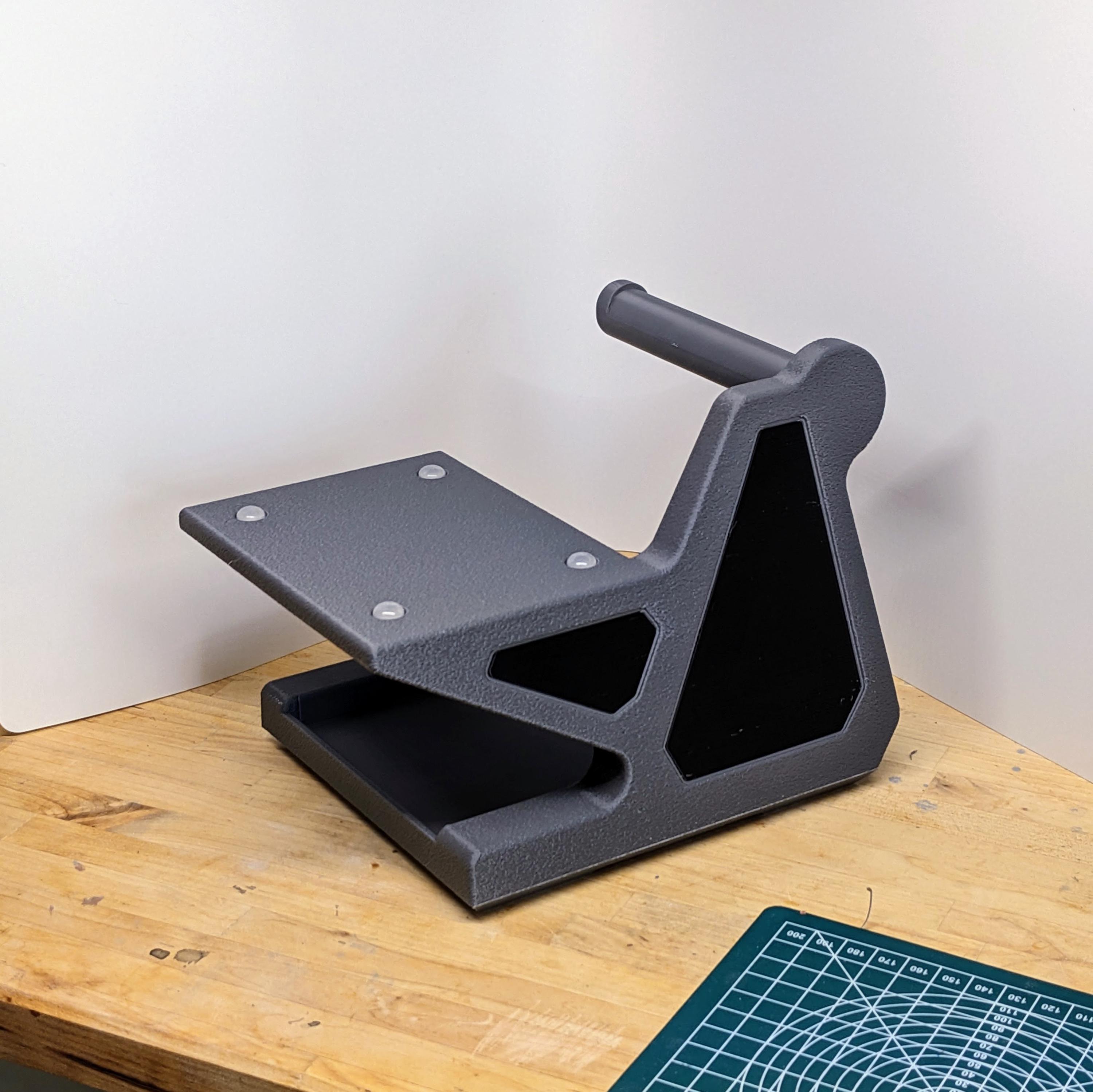 Thermal Printer Stand With Label Holder: 4x6 Rolls & Fanfold Labels - Etsy