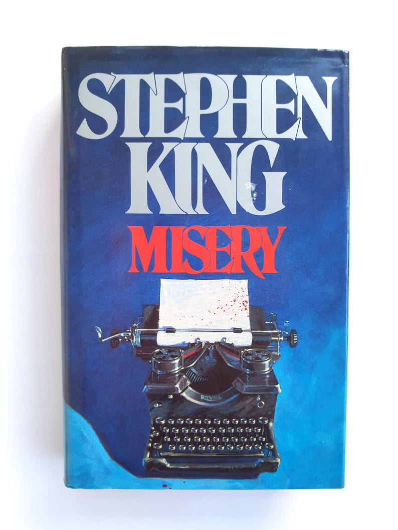 Vintage - Stephen King, Misery, Hardback Book, 1987 - Etsy