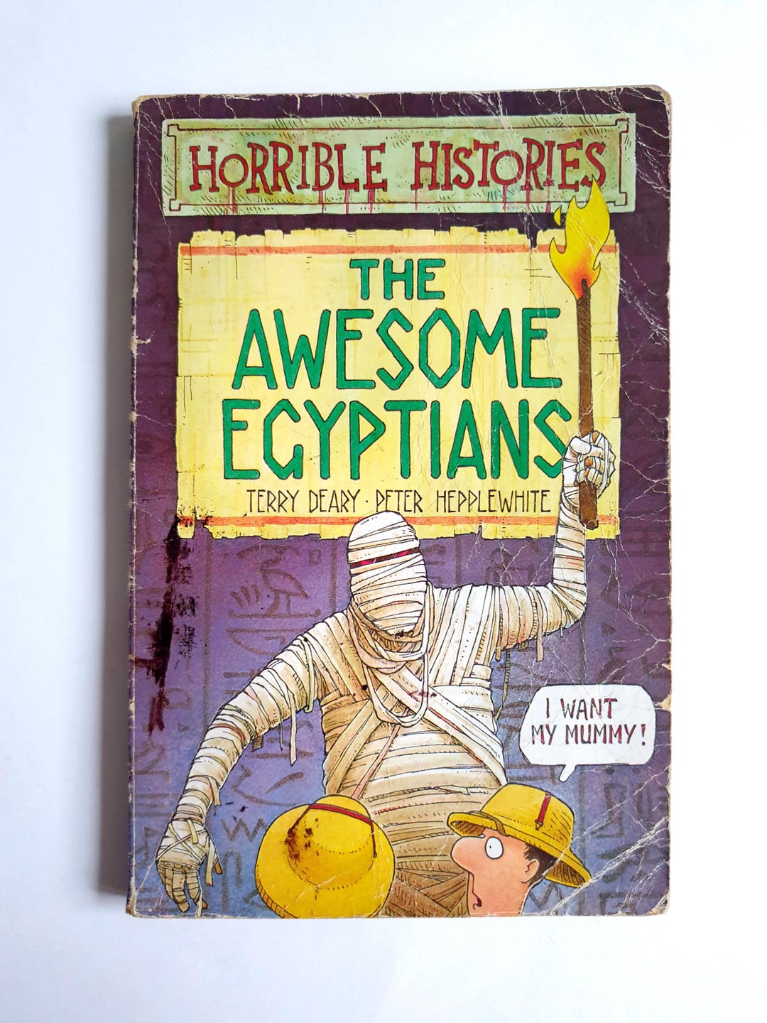 Vintage - Horrible Histories, Awesome Egyptians, by Terry Deary & Peter ...