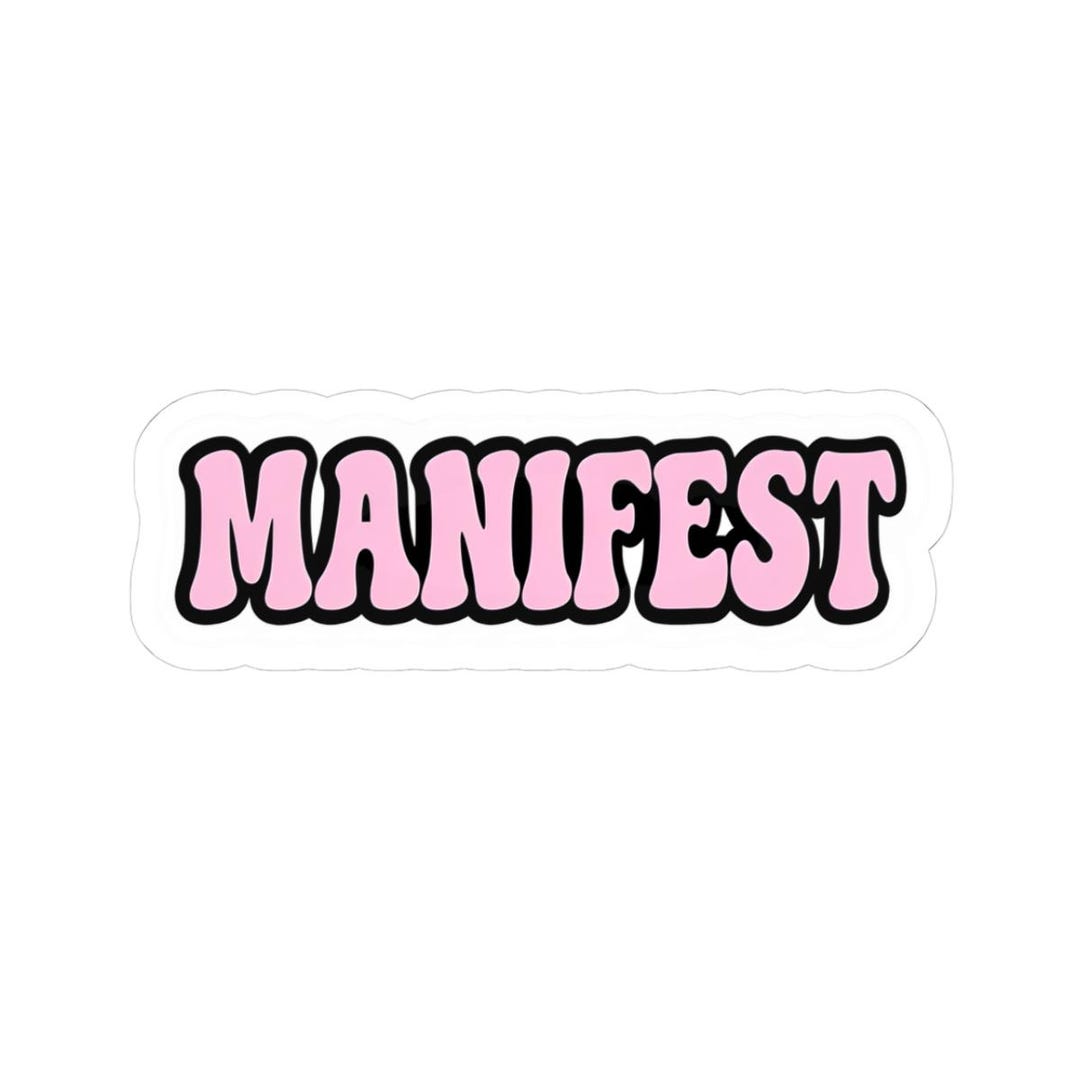 Manifest Sticker,cute Stickers Kiss-cut Stickers - Etsy