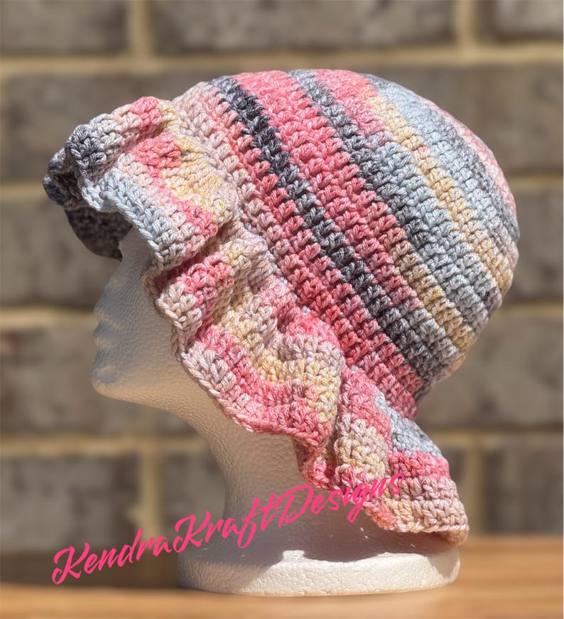 Crochet Wavy Brim Hat - Etsy