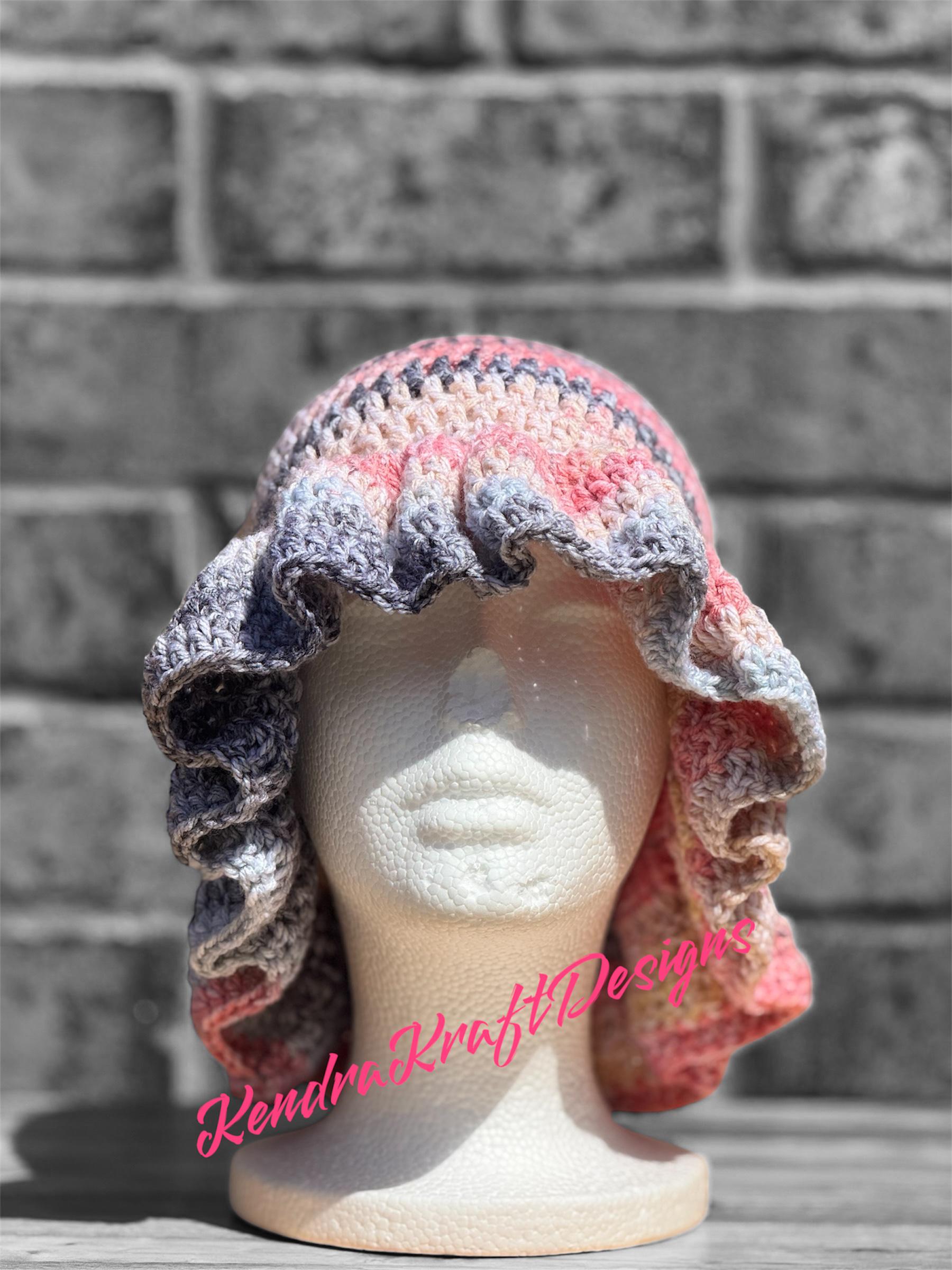 Crochet Wavy Brim Hat - Etsy
