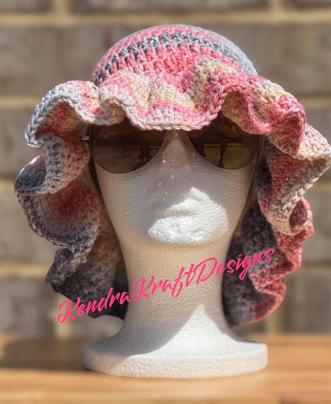 Crochet Wavy Brim Hat - Etsy