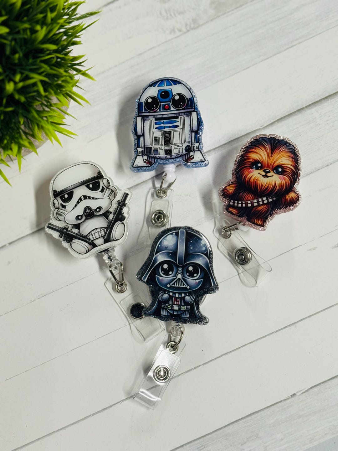 Star Wars Badge Reel: Handmade Resin Chibi Characters - Etsy