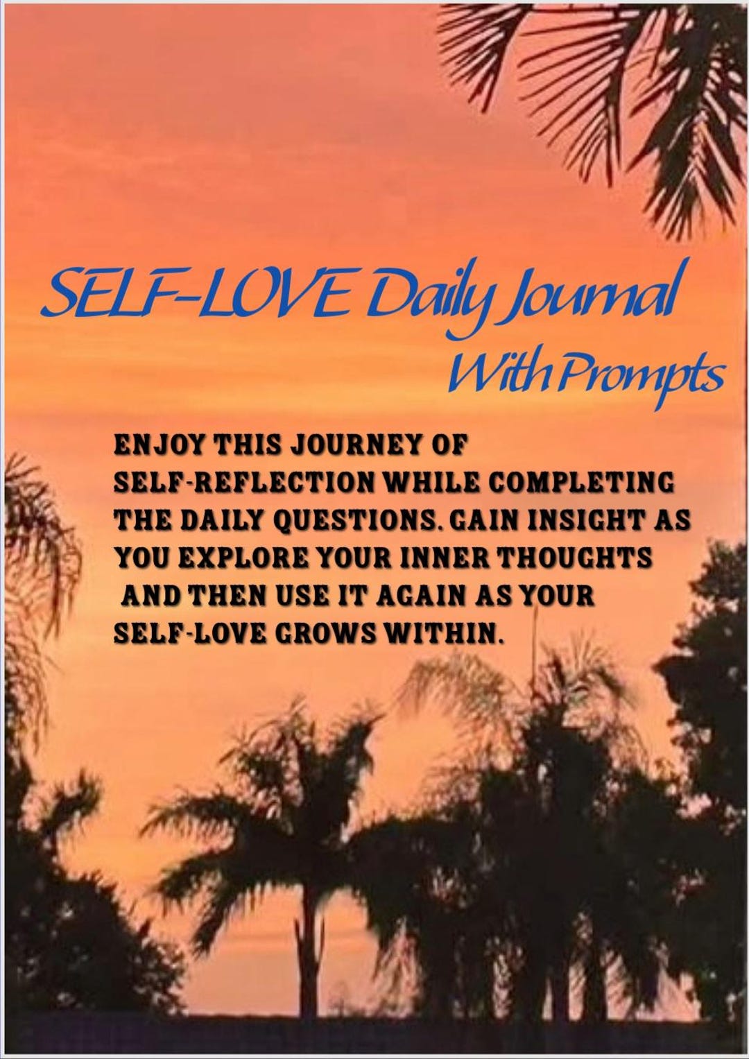 Self-love Digital Journal With Prompts. Beautifully Designed Printable ...