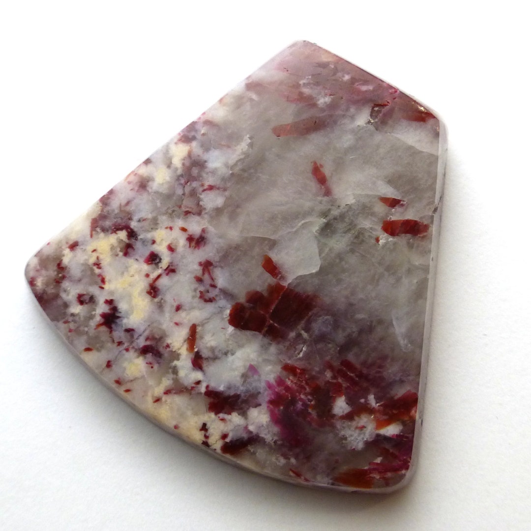 Thulite Cabochon Rosaline Pink Manganese Verrigated Rare - Etsy