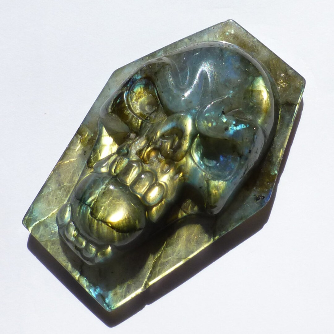 100 Carats HUGE Blue Giant Carved Spectrolite Labradorite Cabochon ...