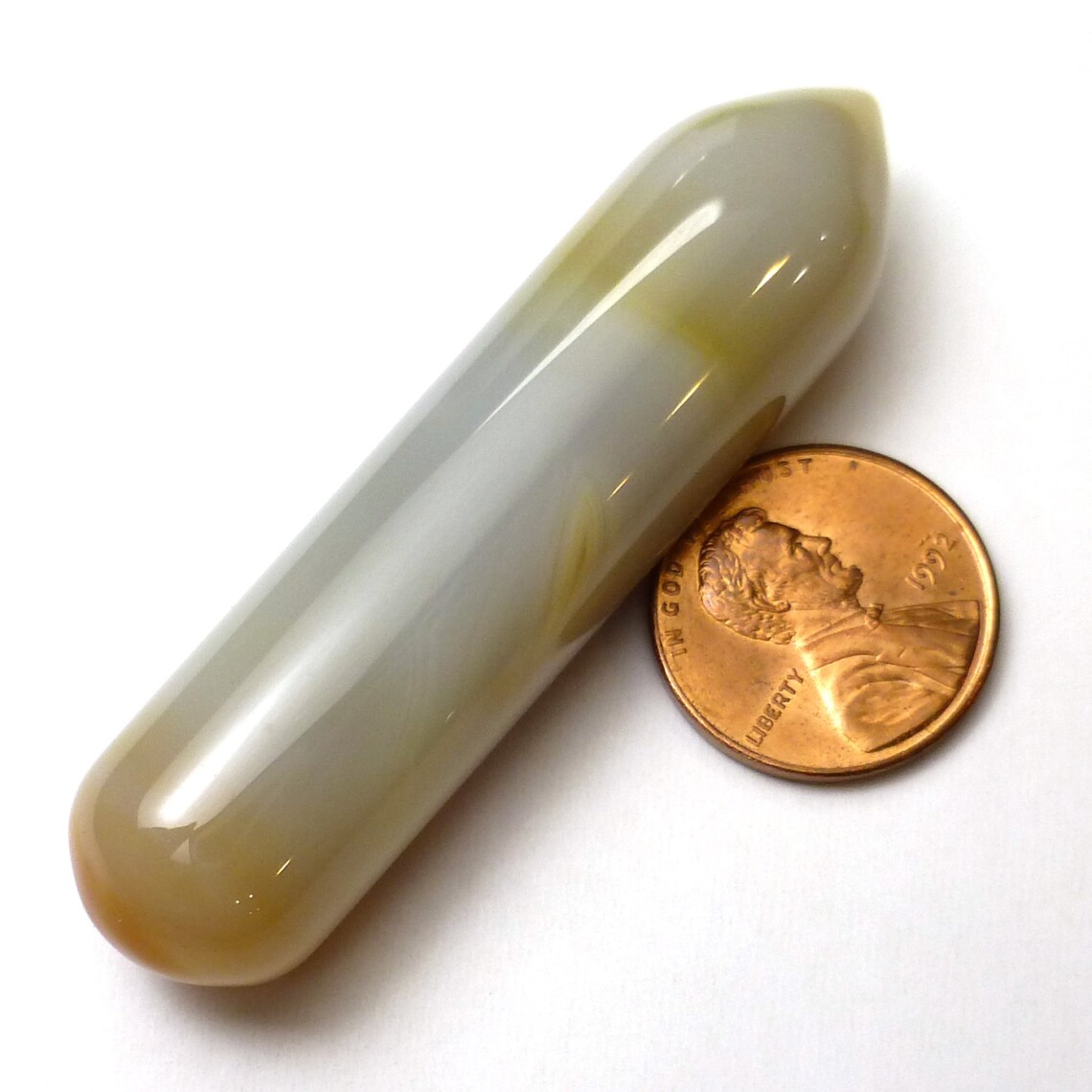 Opaque Agate Chakra Wand Healing Wicca Wiccan Metaphysical | Etsy