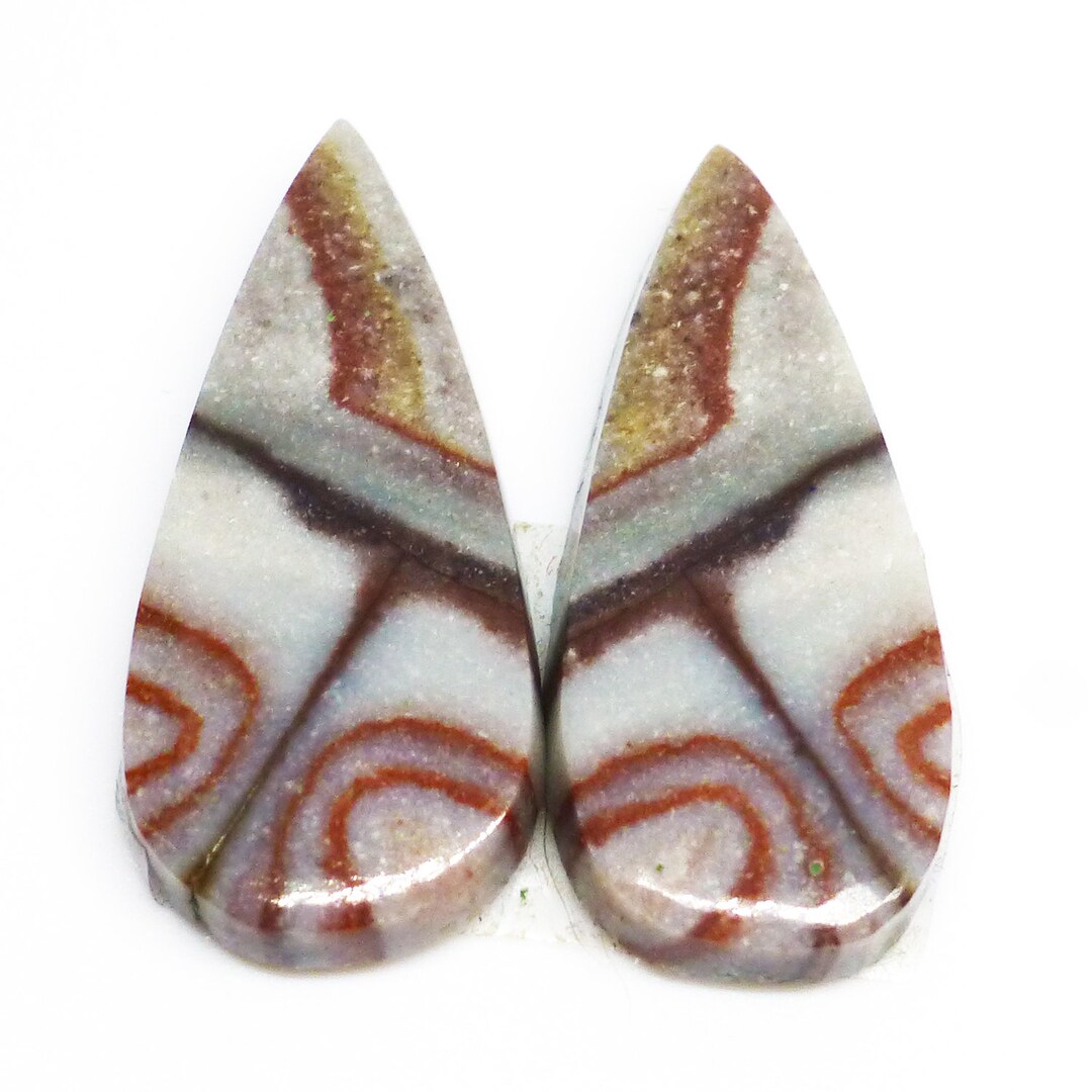 15.215 Carats Rainbow Rhyolite Wonderstone Utah Cabochons Pair for ...