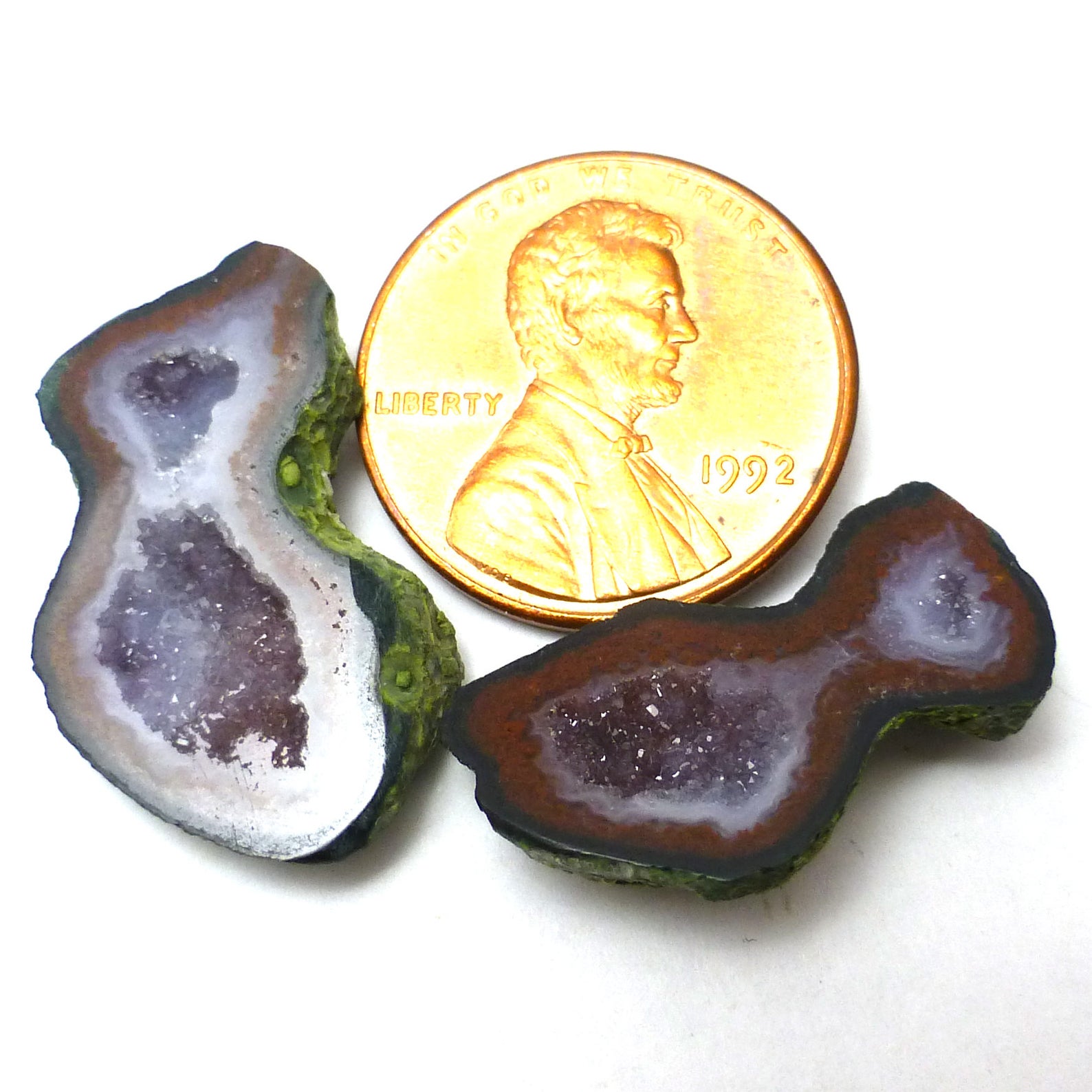 Miniature Tabasco Geode Cabochon Mini Geode Split in Half Rare - Etsy