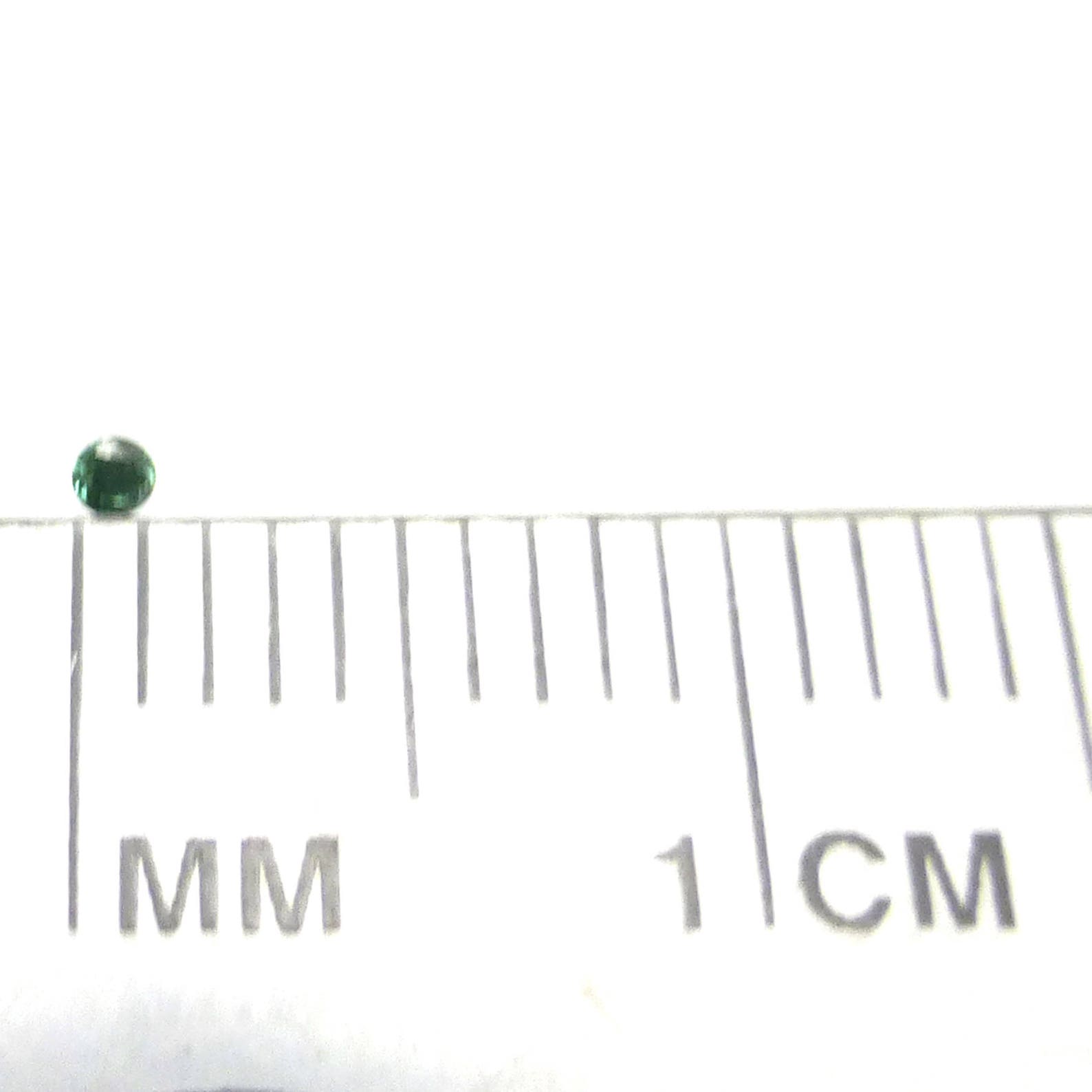 Loose Green Diamond Brilliant Round 1.3mm Tiny Little Diamond ONE Stone ...