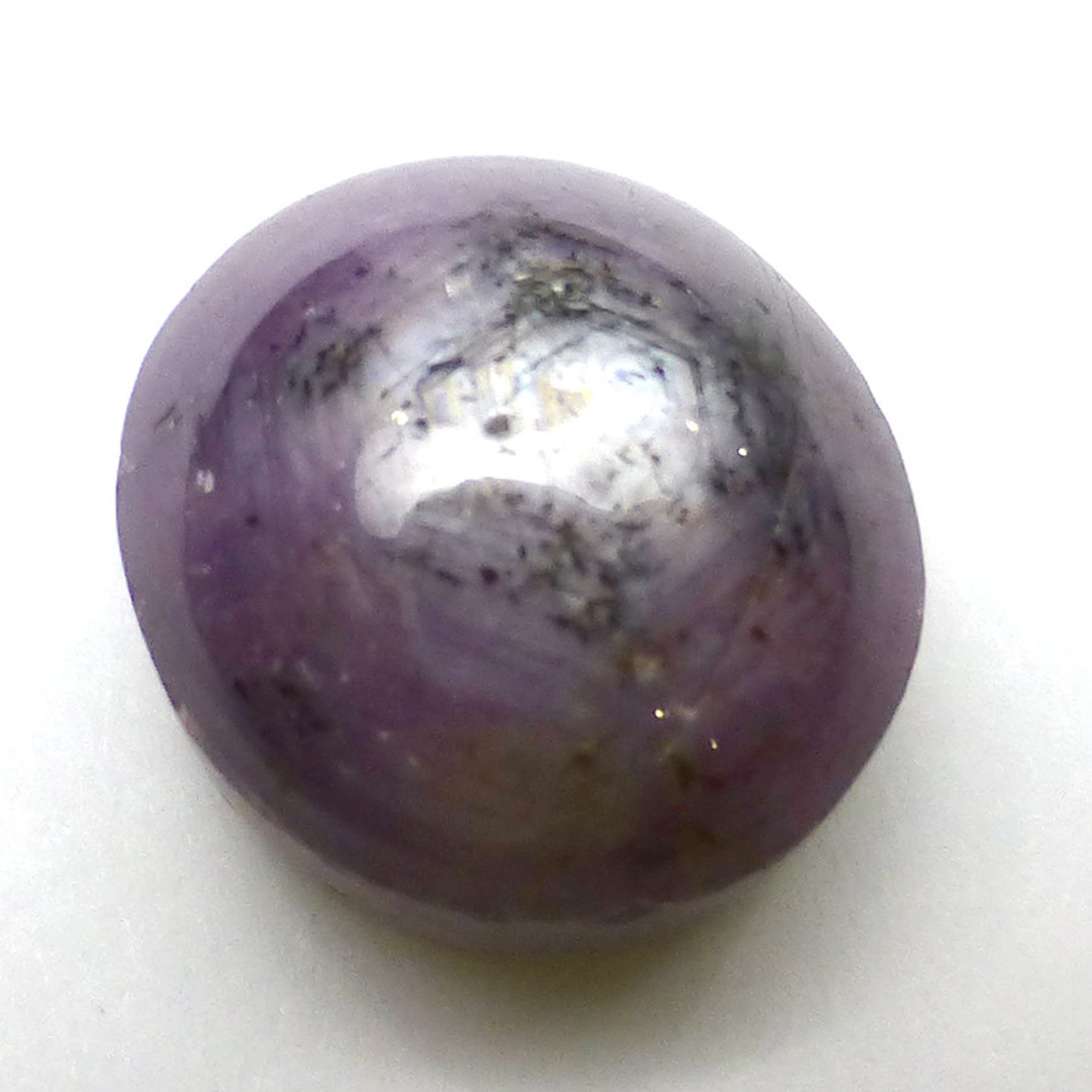 Star Ruby Cabochon Purple Sapphire India Natural 16.35 Carats Handmade ...