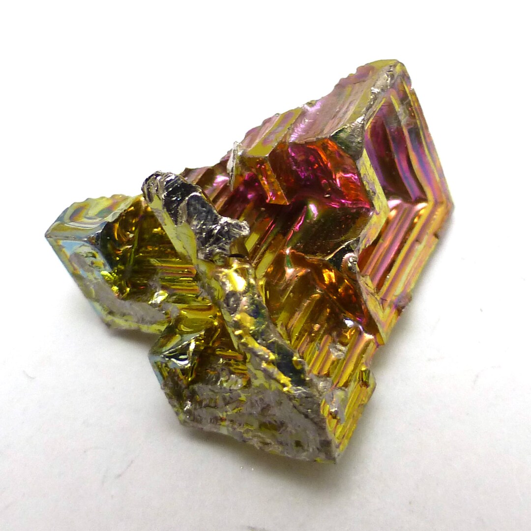 26.865 Carats Bismuth Crystal Rainbow Metal Lab Created Gemstone Wizard ...