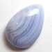 Blue Chalcedony Cabochon Pear Drop Natural Africa Lovely Stone Rare ...