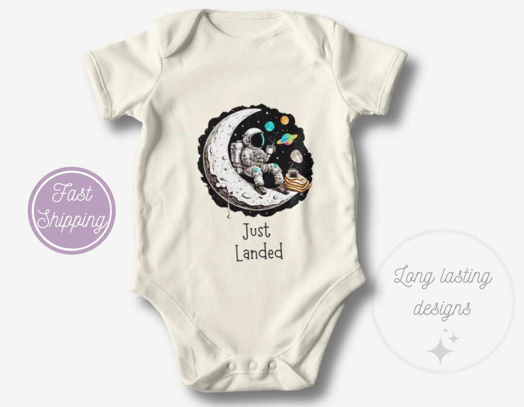 Just Landed Onesie®, Astronaut Baby Onesie®, Space Baby Outfit, Cute ...