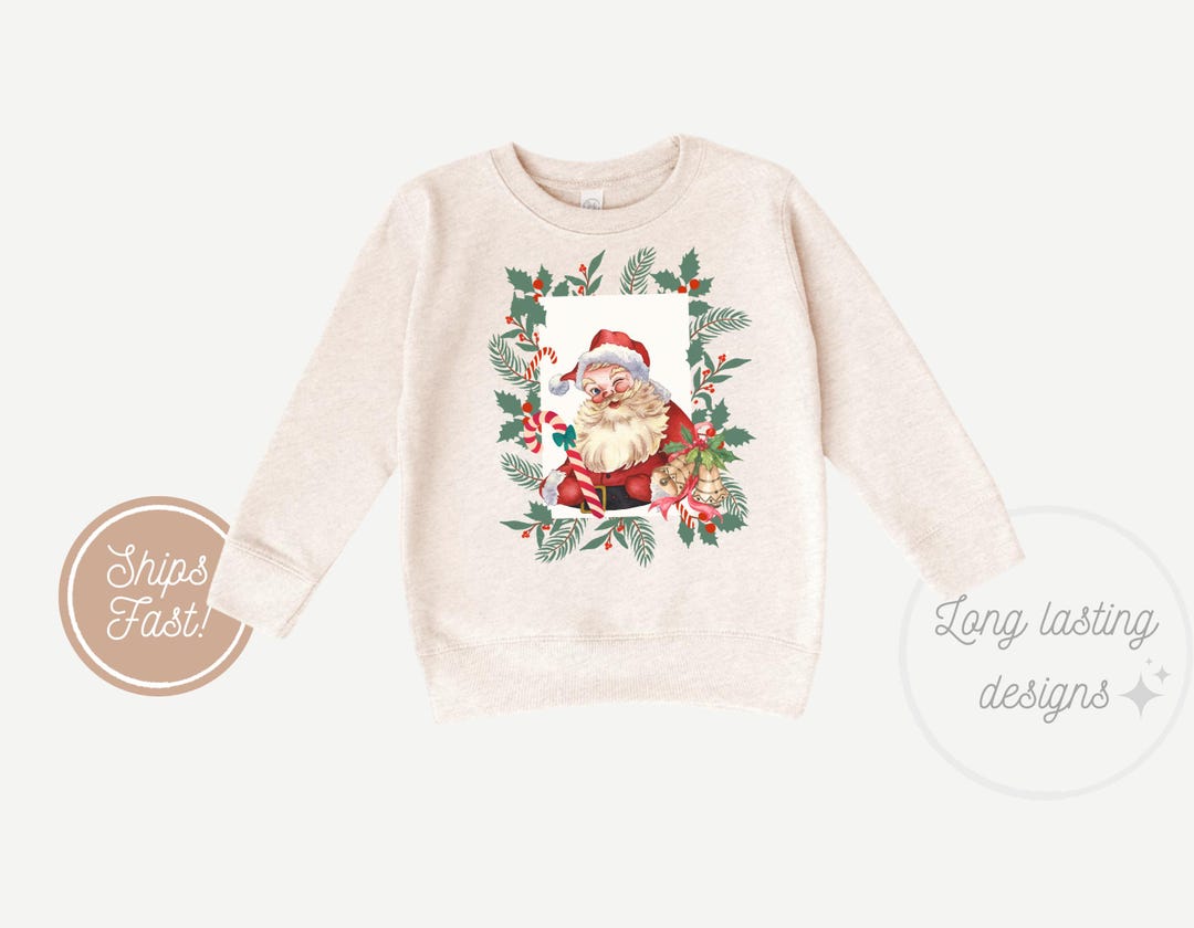 Vintage Santa Clause Onesie: Cute Holiday Toddler Shirt - Etsy