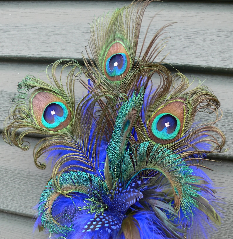 Peacock Cake Topper in Your Choice of Colors and Feathers - Etsy
