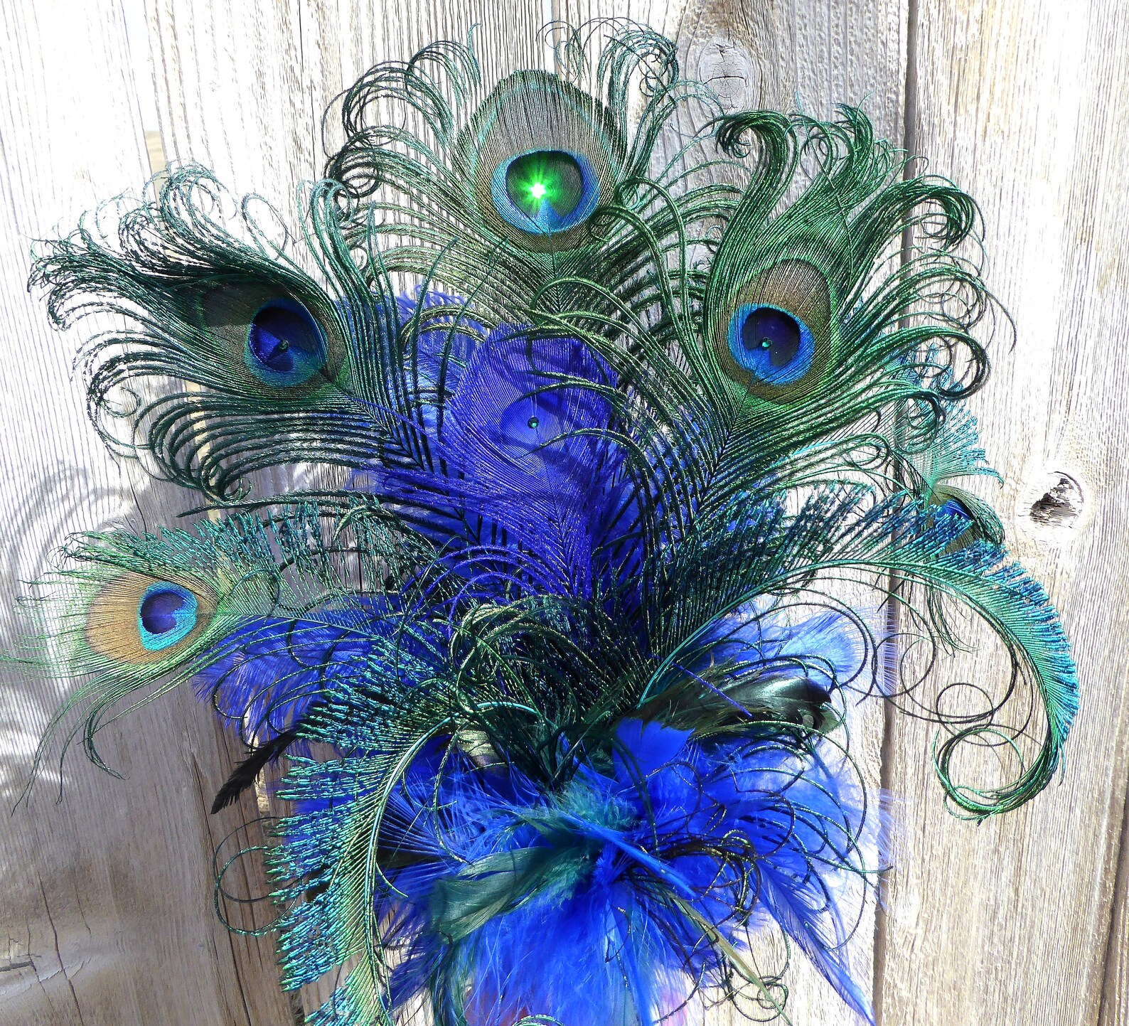 Peacock Cake Topper in Your Choice of Colors and Feathers - Etsy UK